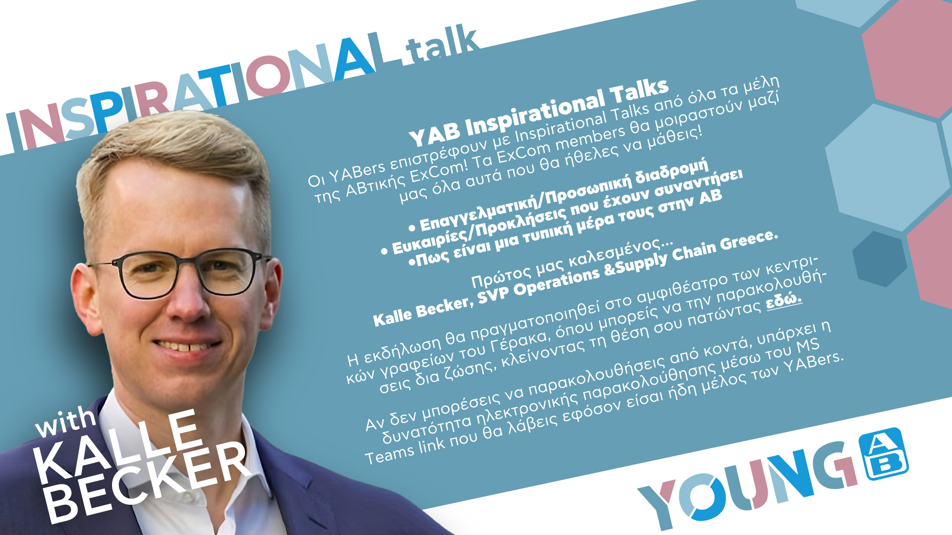 YAB Inspirational ExCom Talks - Kalle Becker